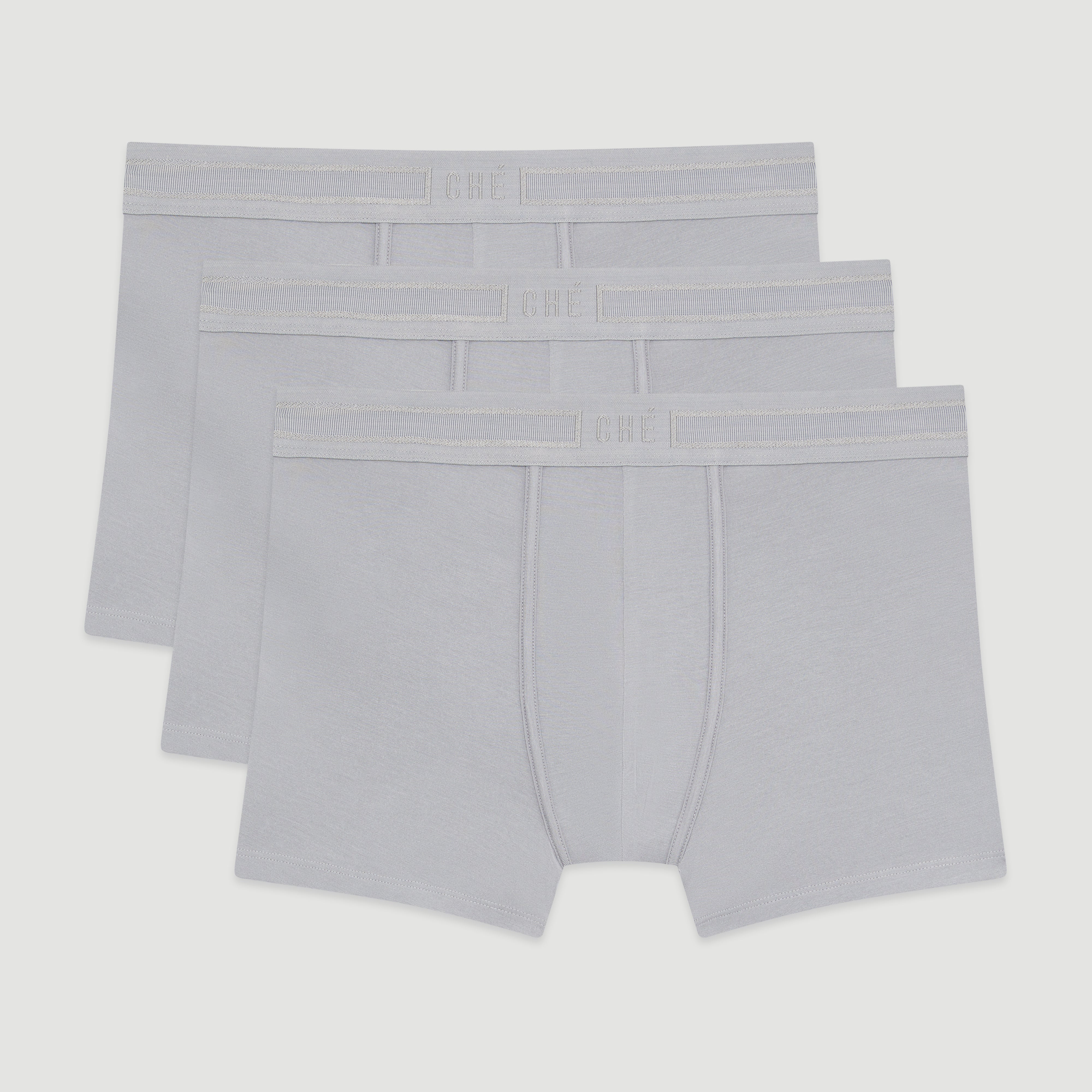 Boxer Trunks 3 Pack in Stone Grey - Men's Bodywear | CHÉ – CHÉ Studios