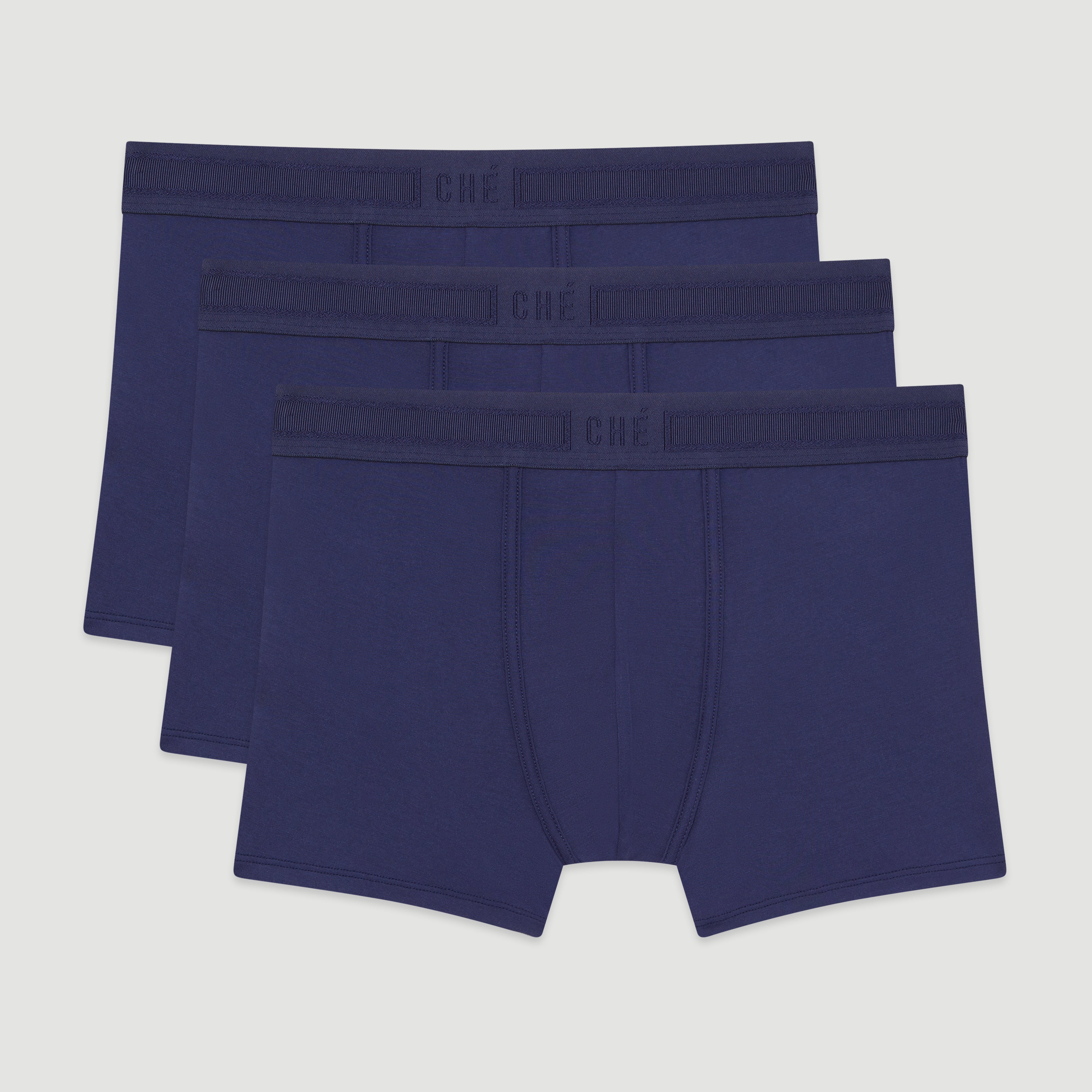 Boxer Trunks 3 Pack in Navy - Men's Bodywear | CHÉ – CHÉ Studios