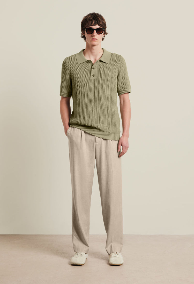 Men's Knitted Polo Shirts | CHÉ Studios